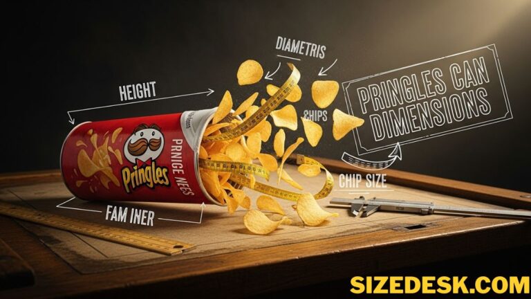 Pringles Can Dimensions: Size, Height, Length, and Diameter
