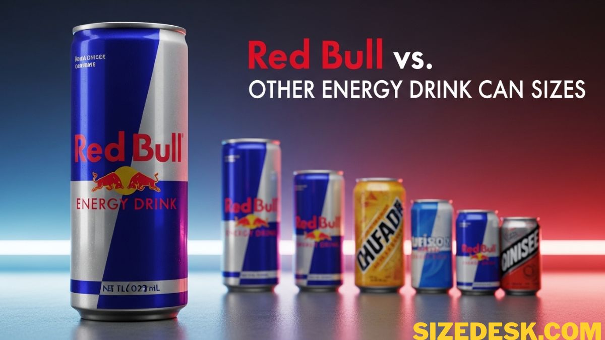 How Tall Is a Red Bull Can? Size, Height & Diameter (250ml, 12 oz, 16 oz)