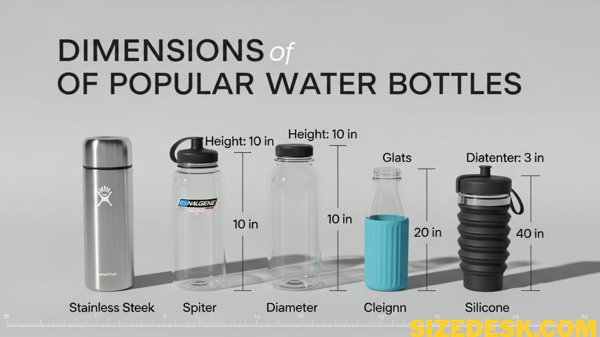 Water Bottle Dimensions: A Complete Guide to Finding the Right Bottle ...